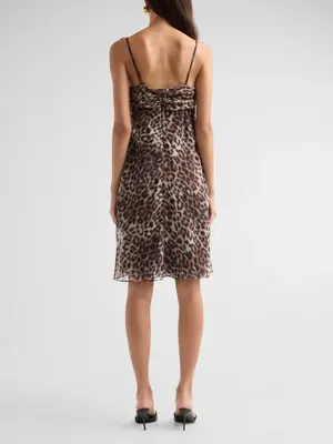 Marc Jacobs Leopard-print Slip Dress