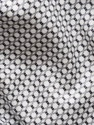 Eton Geometric Print Slim-fit Twill Shirt