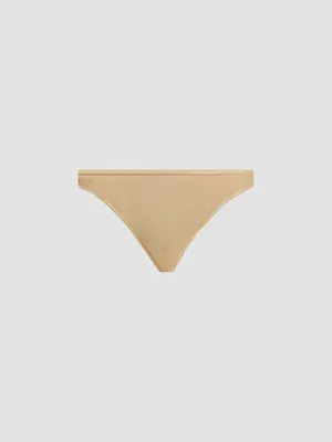 Ramy Brook Isla Metallic Bikini Bottom - Gold