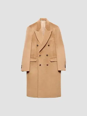 Prada Double-breasted Wool Blend Coat