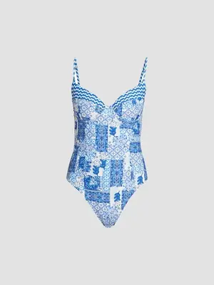 Ramy Brook Jayda Printed One-piece Swimsuit - Ocean
