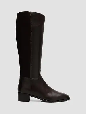 Aquatalia Ricarda 44mm Leather Knee-high Boots - Brown
