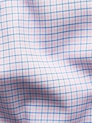 Eton Micro-check Slim-fit Cotton Twill Shirt