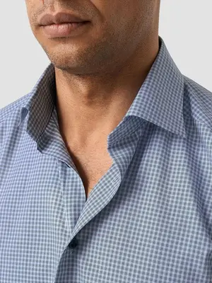 Eton Slim-fit Check Twill Shirt