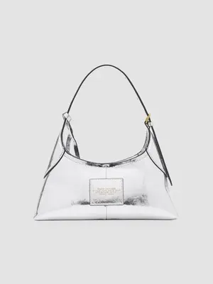 Marc Jacobs Small Belted Sack Metallic Leather Shoulder Bag