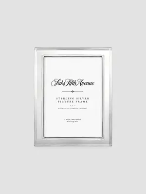 CUNILL Madison 4" X 6" Sterling Frame - Silver