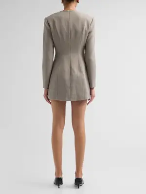 Ronny Kobo Brette Houndstooth Minidress