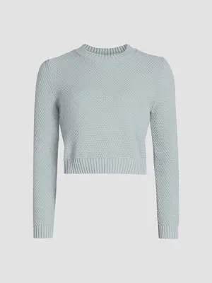 Altuzarra Pogo Cotton-blend Crop Sweater