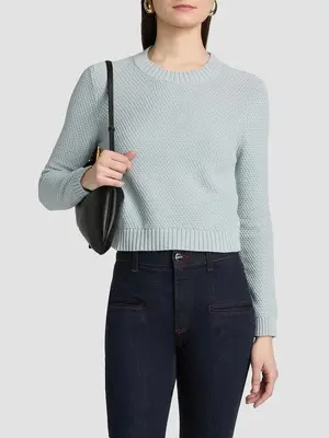 Altuzarra Pogo Cotton-blend Crop Sweater