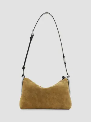Marc Jacobs Scene Suede Medium Shoulder Bag - Hazelnut