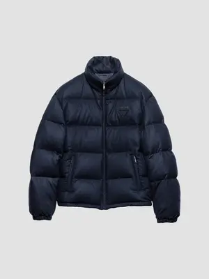 Prada Weight Cashmere Down Jacket - Blue