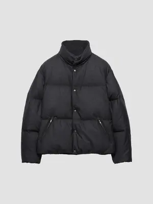 Prada Weight Cashmere Down Jacket - Grey