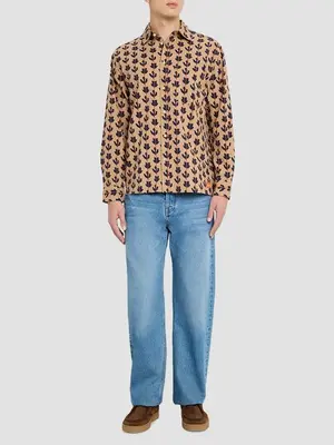 Scotch & Soda Structured Print Button-front Shirt