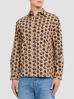 Scotch & Soda Structured Print Button-front Shirt