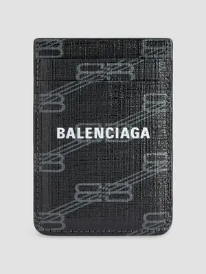 Balenciaga Bb Signature Magnet Card Holder