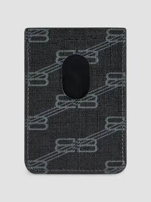 Balenciaga Bb Signature Magnet Card Holder