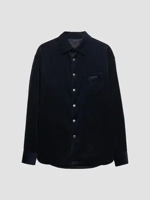 Prada Corduroy Shirt - Blue