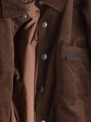 Prada Corduroy Shirt - Brown