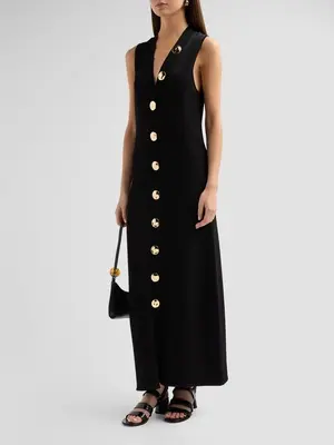 Altuzarra Axia Button-front Maxi Dress