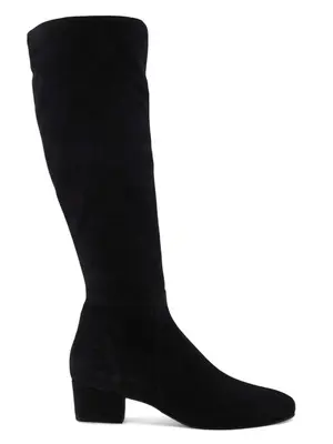 Aquatalia Serafina 40mm Suede Knee-high Boots - Black