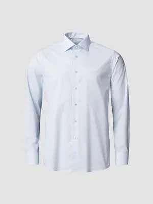 Eton Elevated Check Contemporary-fit Cotton Shirt