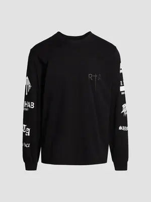 RtA Greatest Hits Long-sleeve T-shirt - Black