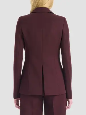 Altuzarra Acacia Wool Blazer - Deep Cherry