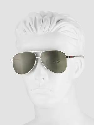 Gucci Gg167s 62mm Navigator Sunglasses