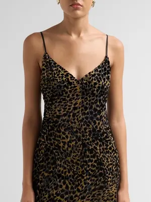 Ronny Kobo Jourdin -print A-line Midi Dress