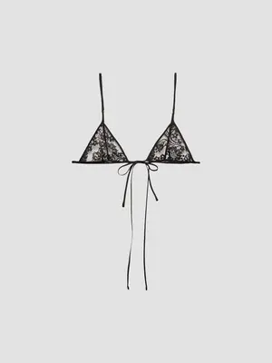 Prada Lace Bra - Black