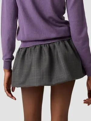 Miu Miu Prince Of Wales Miniskirt