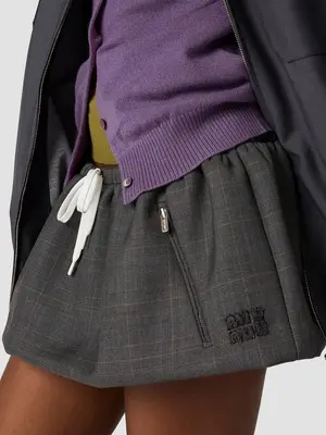 Miu Miu Prince Of Wales Miniskirt
