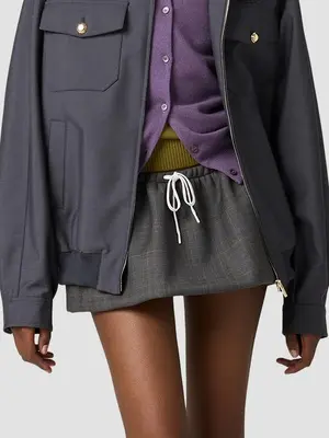 Miu Miu Prince Of Wales Miniskirt