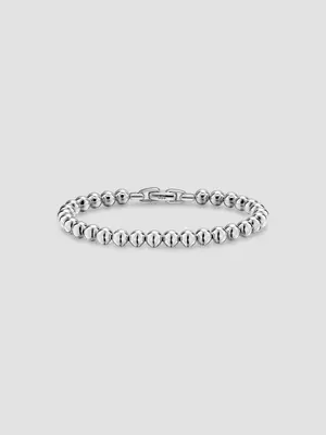 David Yurman Spiritual Beads Metal Bead Bracelet In Sterling 6mm - Silver