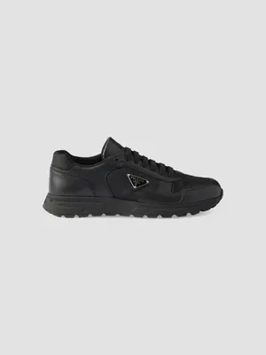 Prada Prax 2.0 Re-nylon And Leather Sneakers