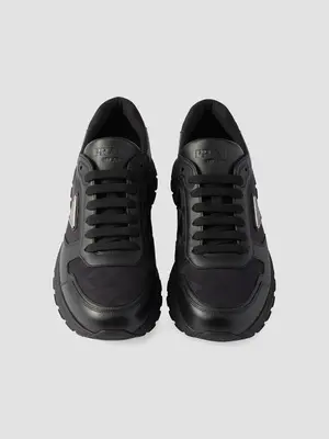 Prada Prax 2.0 Re-nylon And Leather Sneakers