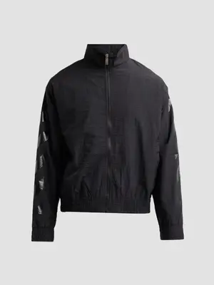 Off-White Glossy Arrow Nylon Track Jacket