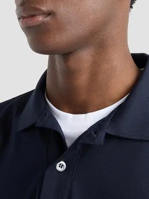 Prada Cotton Polo Shirt - Blue