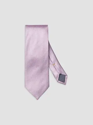 Eton Micro Texture Linen Tie Pink