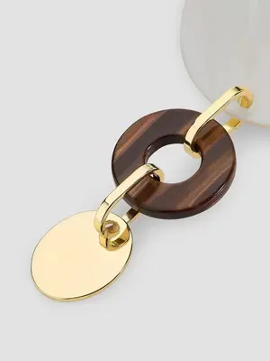 Ramy Brook Polina Goldtone & Resin Drop Earrings