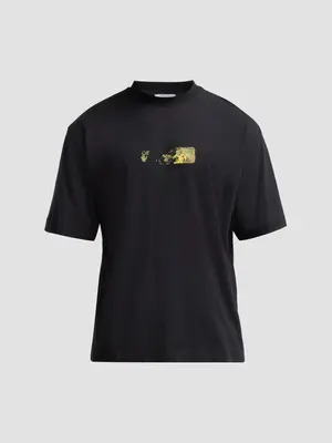Off-White Spices Arrow Skate Crewneck T-shirt - Black