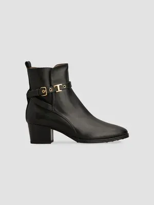 TOD'S 60mm Leather Ankle Boots