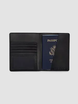 Marc Jacobs Leopard-print Leather Passport Case