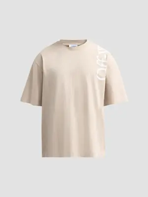 Off-White Vertical Bookish Skate Logo T-shirt