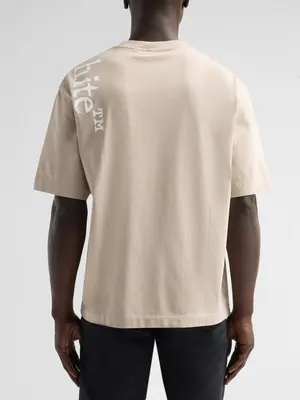 Off-White Vertical Bookish Skate Logo T-shirt - String