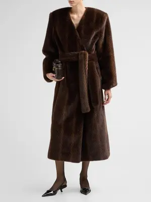 Ronny Kobo Cady Faux-fur Coat