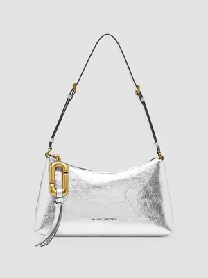 Marc Jacobs Scene Metallic Convertible Mini Pouch Bag - Silver