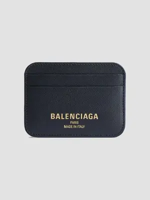 Balenciaga Cash 2.0 Card Holder - Black