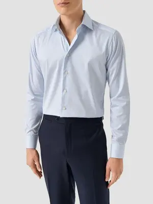 Eton Slim-fit Dotted Brocade Elevated Shirt