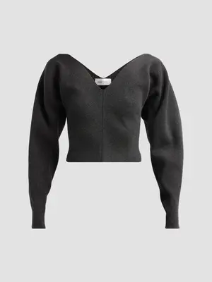 Ronny Kobo Krystal Rib-knit Sweater